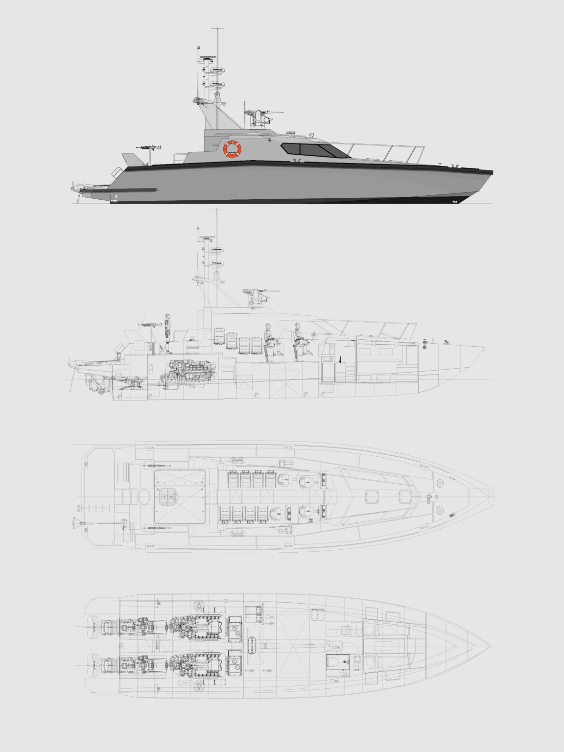 G2000 Fast Interceptor Craft (FIC) MK1 18m Class - Gading Marine Industry